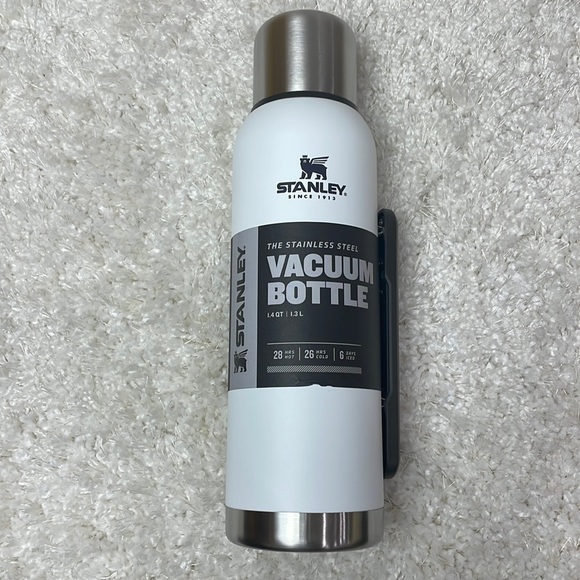 Stanley | Other | White Stanley Stainless Steel Vacuum Bottle | Poshmark